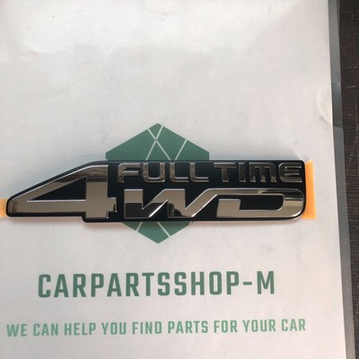 TOYOTA LAND CRUISER 80 Back Door Emblem No.1 Genuine JDM OEM 75431 ...