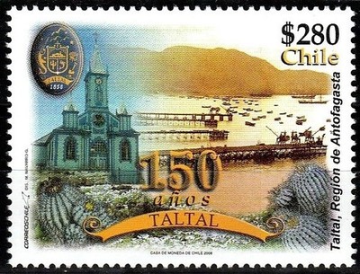 Chile 2008 Sc 1506 150th Ann City of Taltal 1858-2008 -no shipping to ...