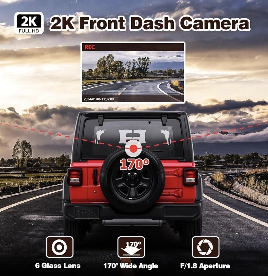 Diamond lark 2k Dashcam With Micro SD & Car charger. Brand New In ...