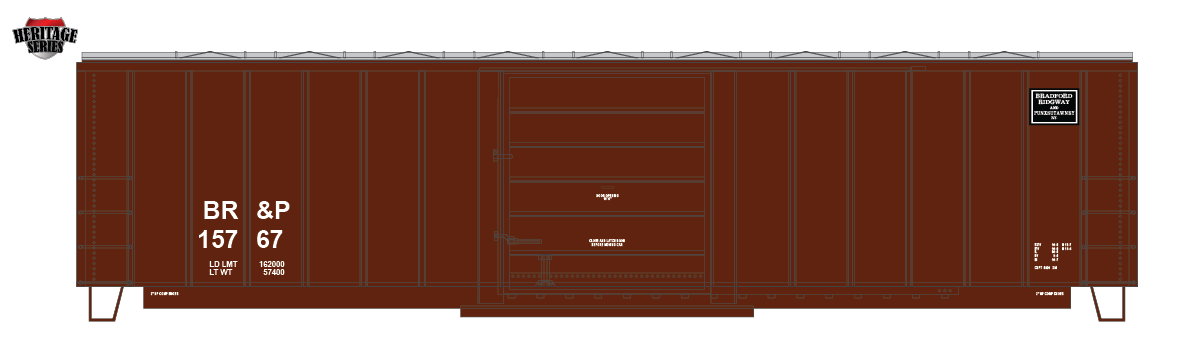 HO Scale - Bradford Ridgeway Punxsutawney Box Car | eBay