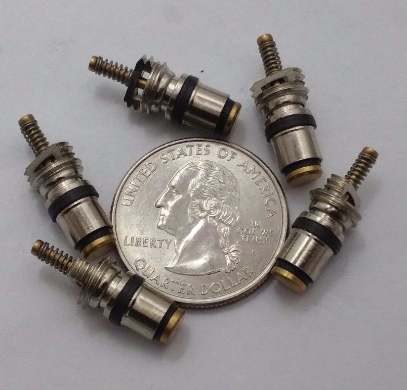 (10 Count) A/C Schrader Valve Core Fits Ford GM Volvo MT0301 6849305 ...