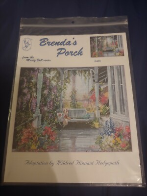 Brenda's Porch cross stitch pattern by Mildred Hinnant Hedgepath | eBay