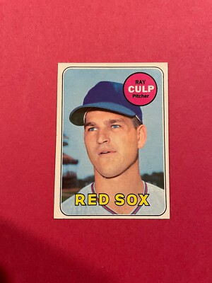 1969 Topps Set-Break #391 Ray Culp Boston Red Sox EX MT Very Clean Card ...