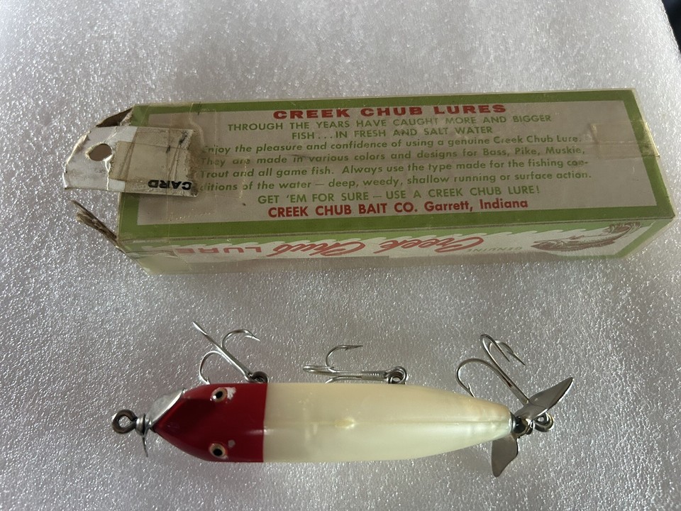 Creek Chub Injured Minnow Lure Fishing Red White Catch More Fish ...