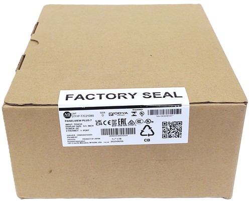 Allen-Bradley 2711P-T7C21D8S PANELVIEW PLUS 7 6.5 in PLC Touch Panel w ...