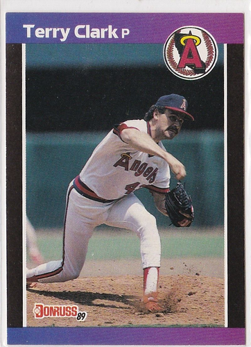 Terry Clark Angels Pitcher 1989 Donruss Card # 607 Near Mint | eBay