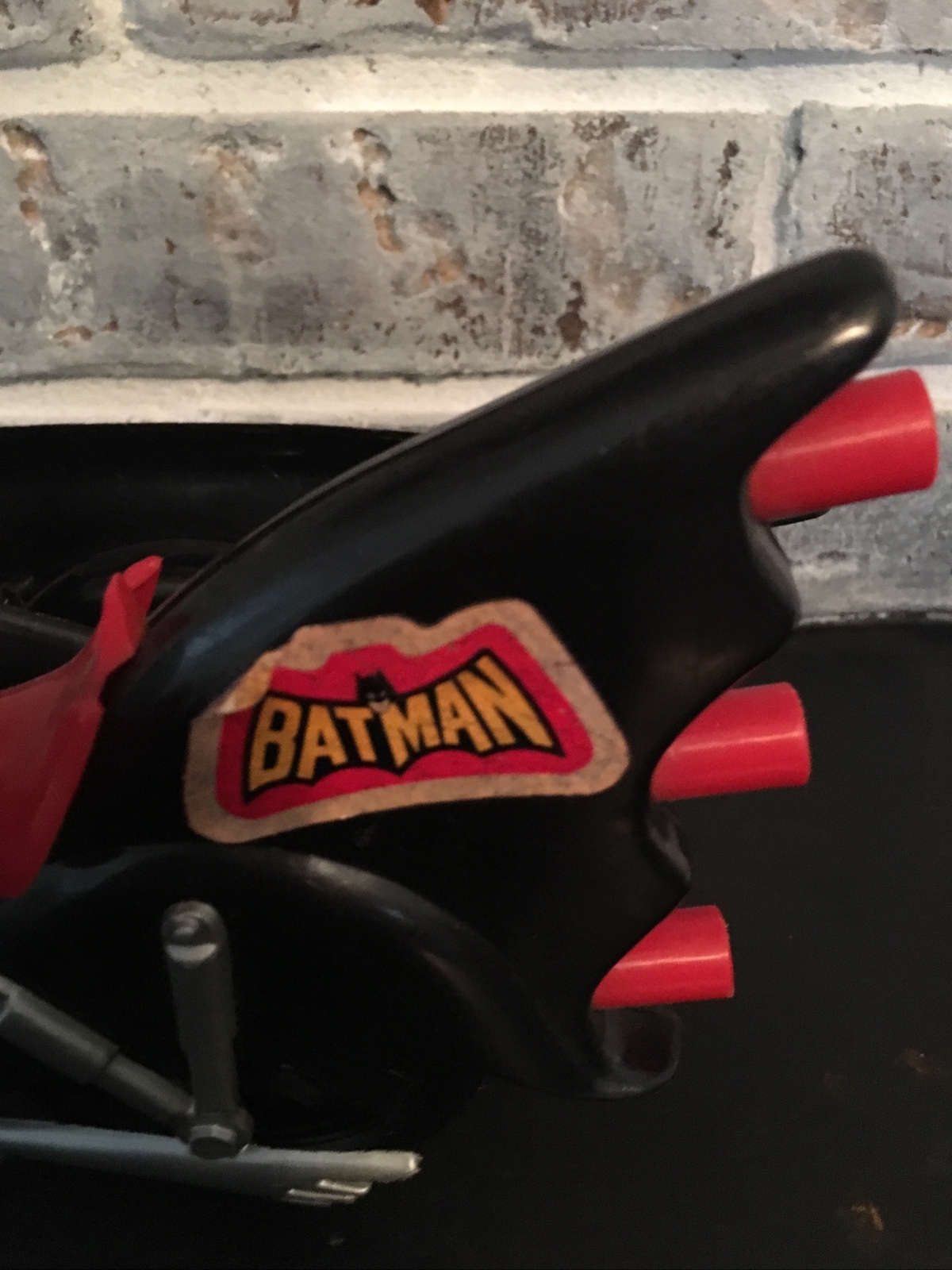 Vintage Mego Batman Black Bat Cycle with Sidecar 1974 Batcycle Penguin ...
