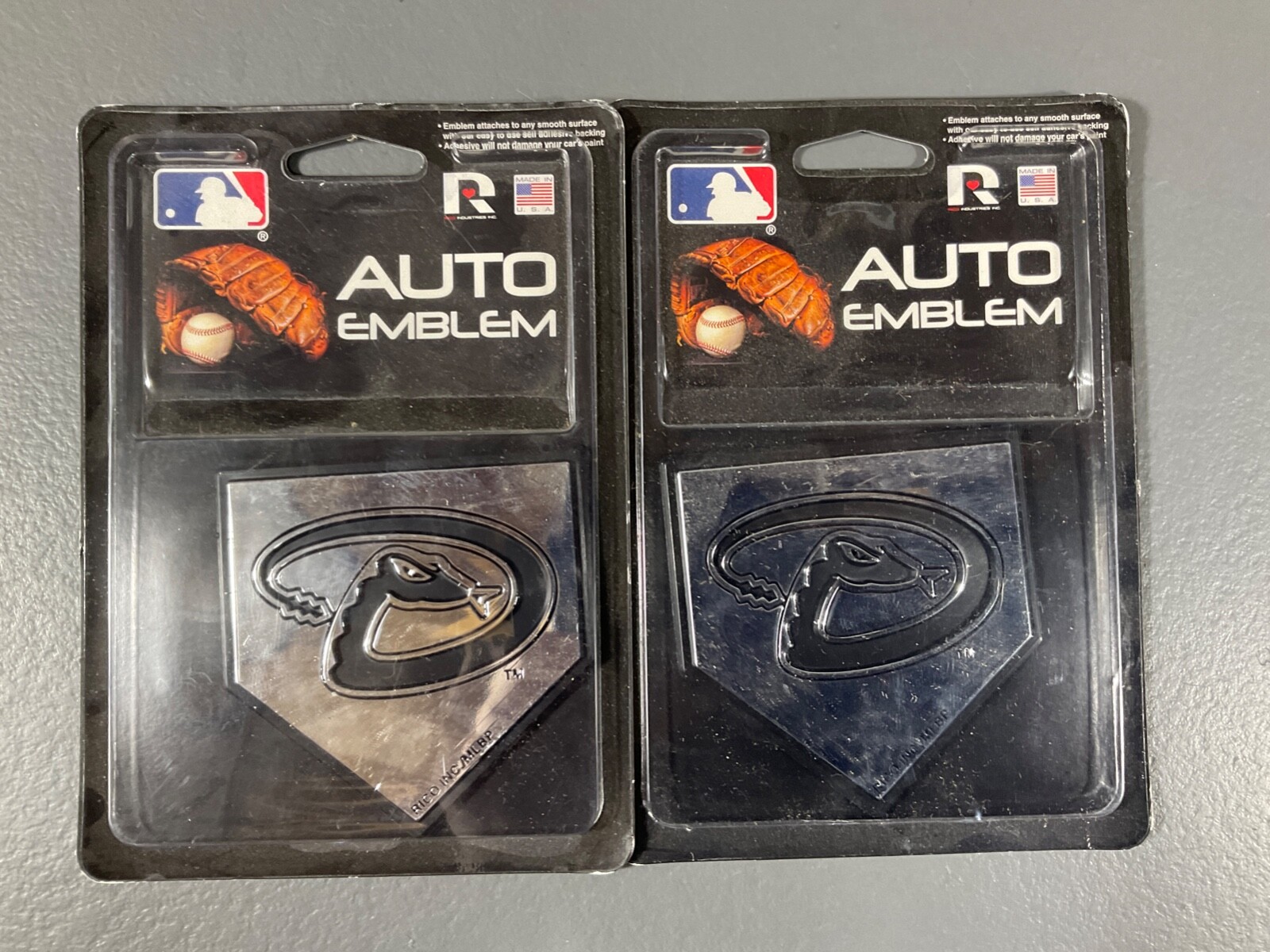 Arizona Diamondbacks Auto Car Emblem Decal Chrome MLB Baseball - LOT OF ...