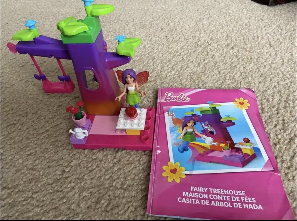 2016 Barbie Fairy Treehouse Mega Blocks No Box | eBay