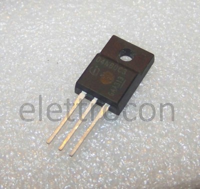 1 pezzo SPA04N60C3 04N60C3 Transistor-MOSFET N-CH 650V 4.5A TO220FP | eBay