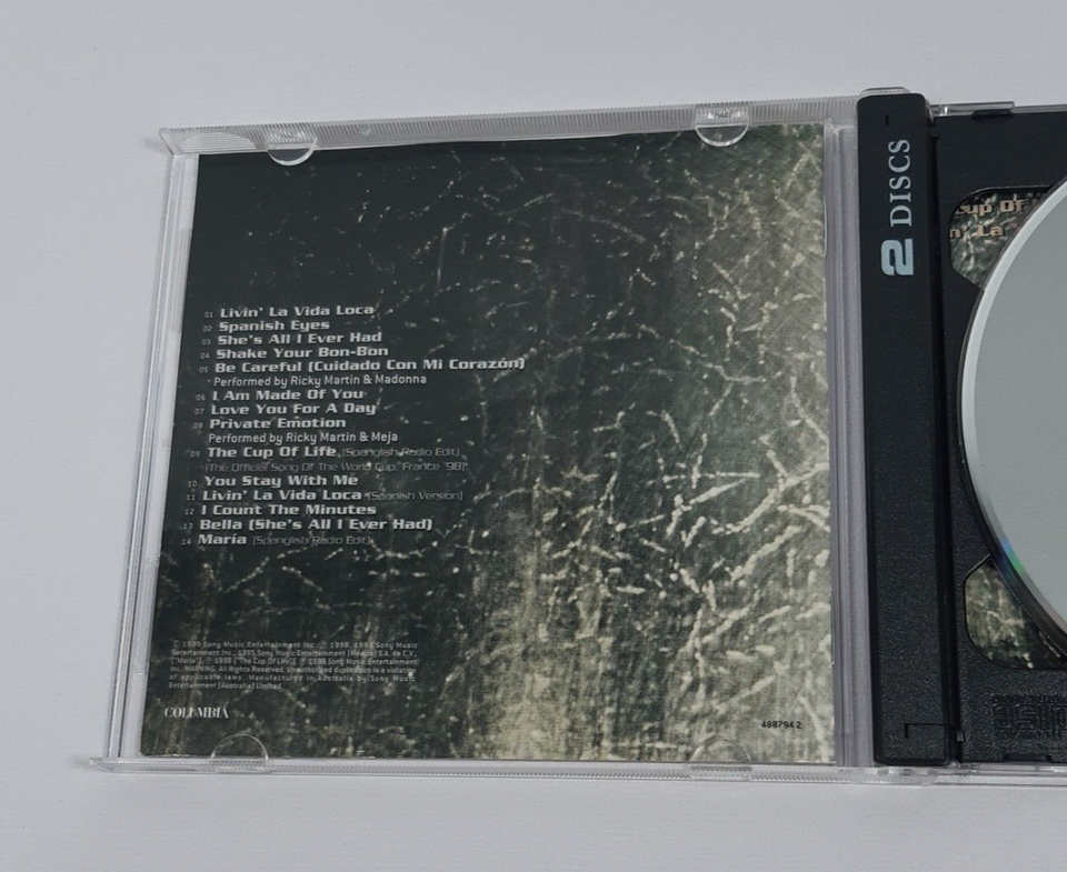 Ricky Martin Music 2 Disc CD Album VGC | eBay Australia