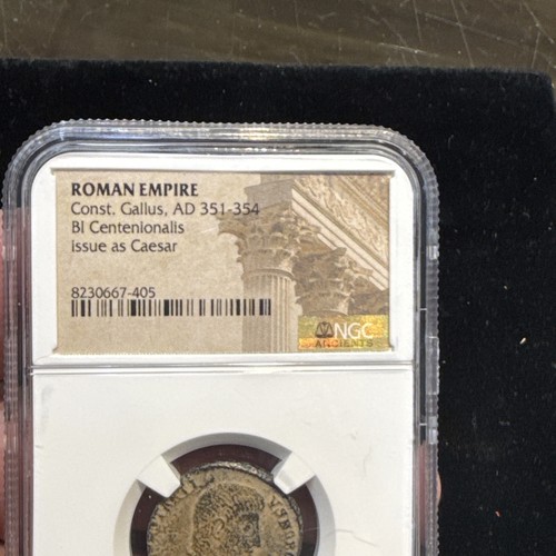 Genuine NGC Certified Ancient Roman Coin Caesar Constantius Gallus 351 ...