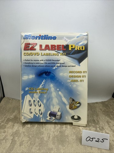 Meritline EZ Label Pro CD/DVD Labeling Kit Software & CD/DVD & Labels ...