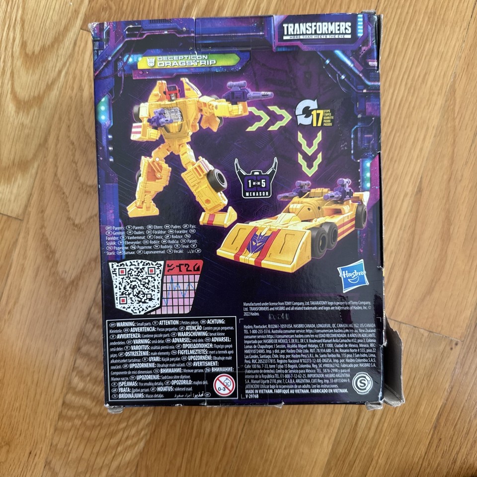 Hasbro Transformers Generations Legacy Deluxe Dragstrip (New/Damaged ...