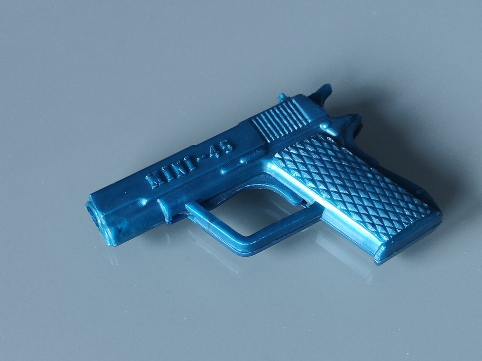 Vintage Action Man Series Mini 45 Gun Blue | eBay UK