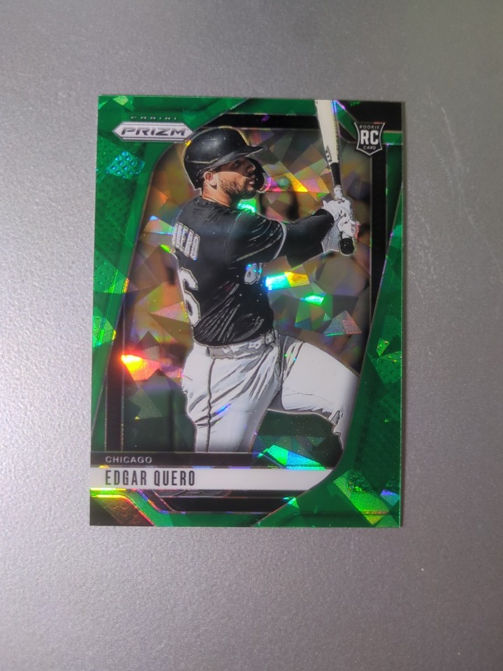 2025 Panini Prizm - Edgar Quero, Edgar Quero #216 Green Ice Prizm (RC ...