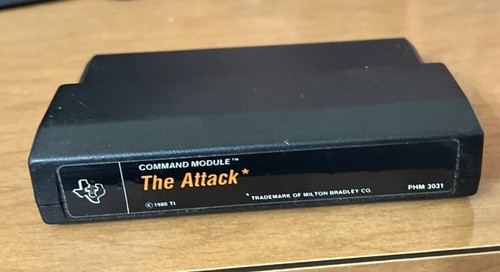 THE ATTACK ~ 1980 PHM 3031 Texas Instruments Computer Game Cartridge TI ...