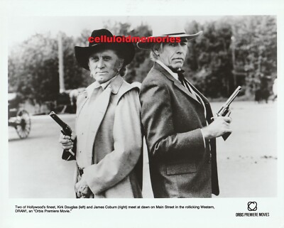 Original Vintage Photo Draw! 1984 Kirk Douglas James Coburn | eBay