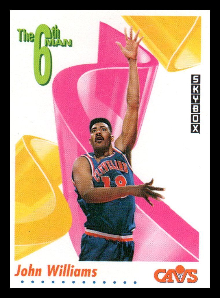 1991-92 SkyBox #436 John Williams NBA Basketball Cleveland Cavaliers | eBay