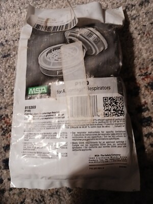 MSA 815369 P100 Low Profile Catridge - Pack of 2 641817003886| eBay