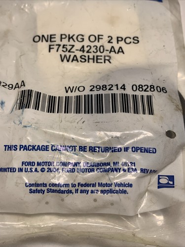 Ford F75Z-4230-AA Rear Differential Pinion Washer 1 Pkg of 2 Pcs | eBay
