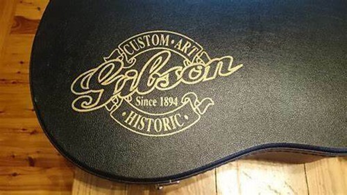 Gibson Custom Art Historic logo Guitar Vinyl Sticker Decal 210mm Wide ...