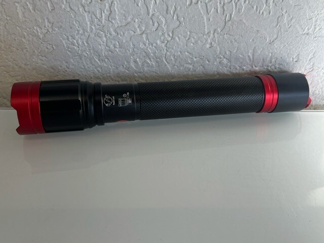 Infinity X1 Flashlight 5000 Lumens - Rechargeable Dual Power Twist ...