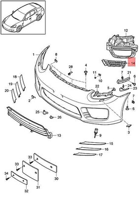 Genuine PORSCHE Panamera 970 Disc Carrier Right 97050557200 | eBay