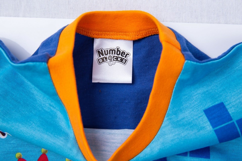 Numberblocks Boys Pyjamas Pjs Set, Ages 3 to 8 Years Old, Official ...