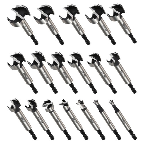 6-40mm Forstner Bit Woodworking Drill Bit Boring Hole Saw Wood Tools ...