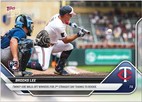💥BROOKS LEE WALK OFF💥2025 Topps Now #388 PRESALE Minnesota Twins | eBay