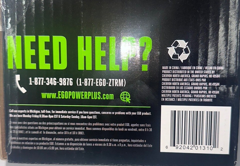 NEW - EGO AB4200D 21" Z6 ZTR Mower Replace Blades for ZT4204L & ZT4205S ...