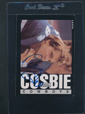 1985 Topps #39 Doug Cosbie Cowboys Signed Auto *E2204 | eBay