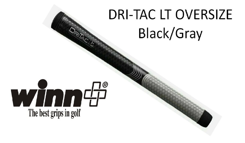 Set of 13 Winn Dri-tac LT (less Taper) Golf Grip 7LTDT-BKG | eBay