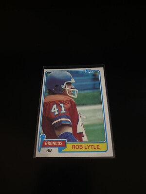 Rob Lytle 1981 Topps football card EX-GD Broncos 464 PWE | eBay