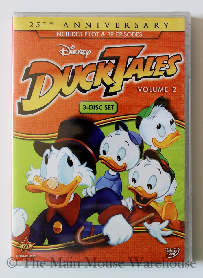 Disney Channel Classic Cartoon Series DuckTales DVD & Movie Treasure ...