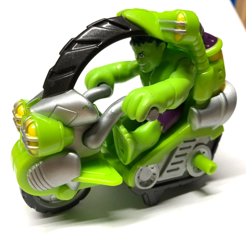 TREAD RACER HULK motorcycle vehicle SUPER HERO SQUAD adventures marvel ...