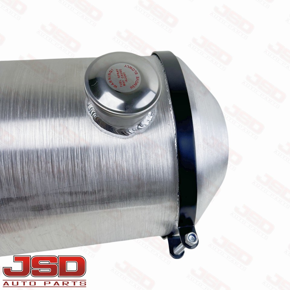 Fuel Tank With Gauge 10''x30'' 10 Gallon End Fill Spun Aluminum 1/4 NPT ...