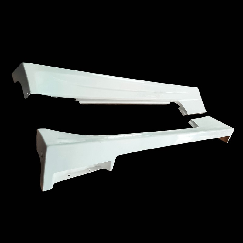 For Nissan S15 Silvia VRT Type FRP Unpainted Side Skirt Side Lip 2 Pcs ...