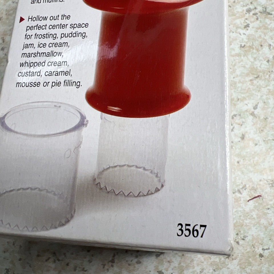 Norpro 3 Piece Cupcake Corer Set - Small and Large Corers with Cake ...