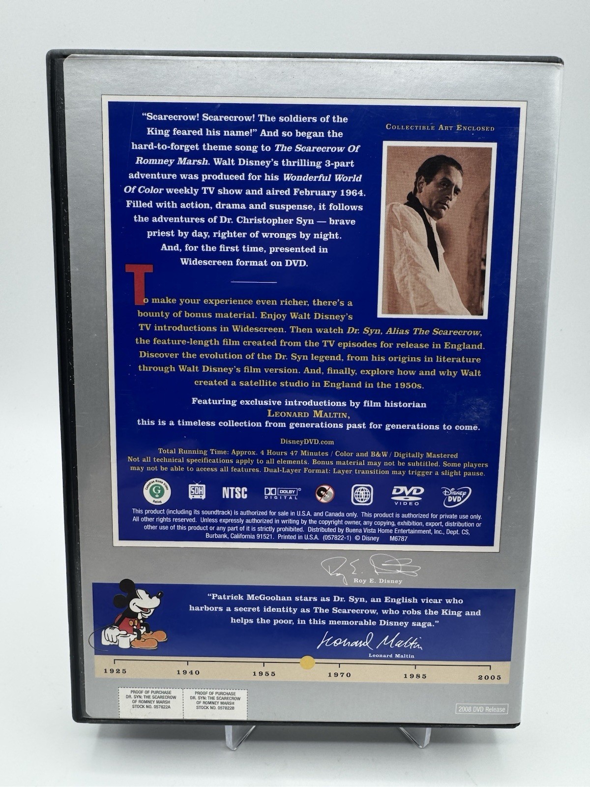 Walt Disney Treasures Dr. Syn: The Scarecrow of Romney Marsh DVD | eBay