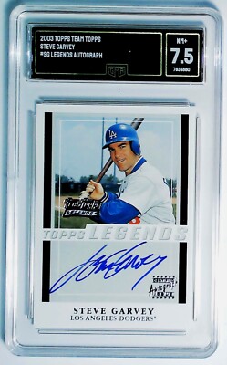 2003 Topps Team Topps #TTSG Steve Garvey Legends Autograph GMA 7.5 | eBay