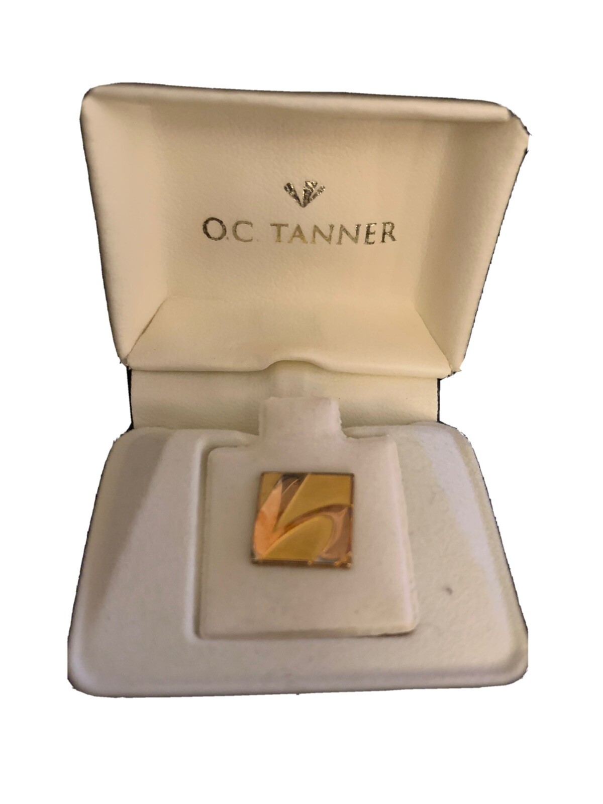 VINTAGE O. C. Tanner 1/10 10K Gold Tie Tack Pin “h” H… - Gem