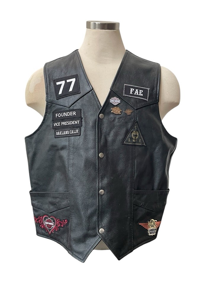 2000s Vintage MC Ghetto Girlz Bay Area Motorcycle Club Biker Leather ...