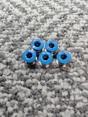 Chainring Bolts Single Speed 5 Bolts Old School Bmx Maui Blue | eBay