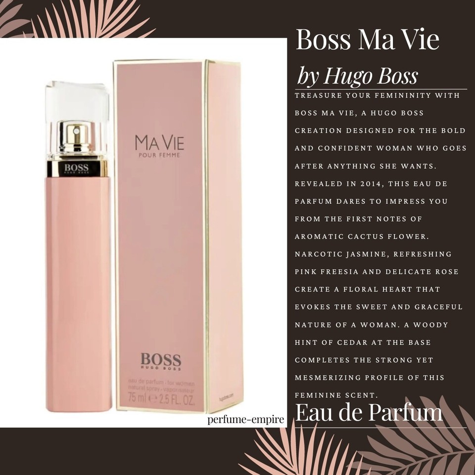 Boss Ma Vie by Hugo Boss perfume for women EDP 2.5 oz New in Box ...