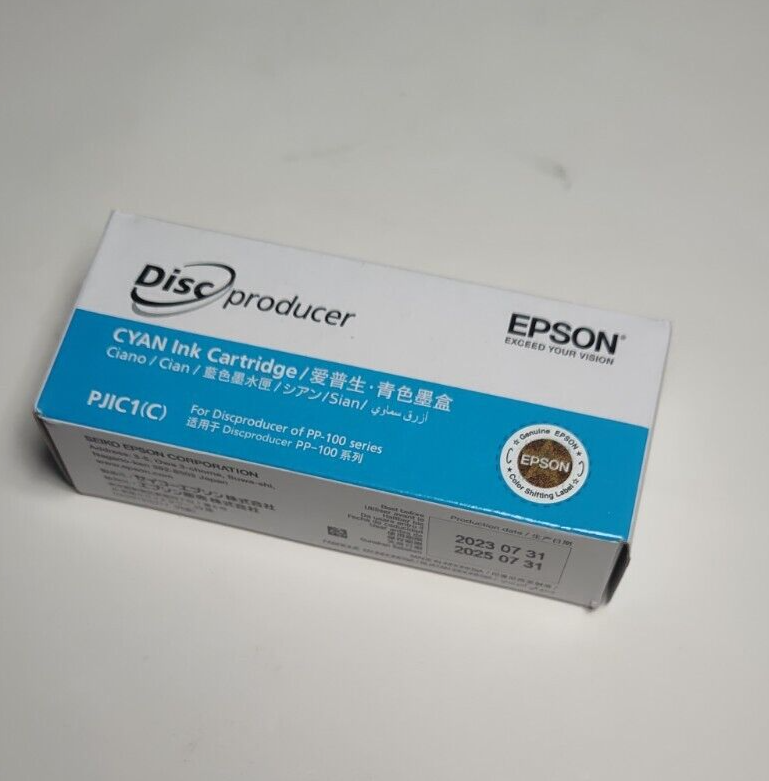 Epson PJIC1 Discproducer Ink Cartridge - Cyan (C13S020447) for sale ...