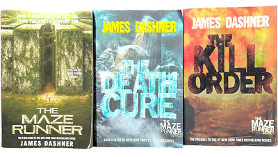 The Maze Runner Book Lot Of 3 Maze Runner Death Cure Kill Order James ...