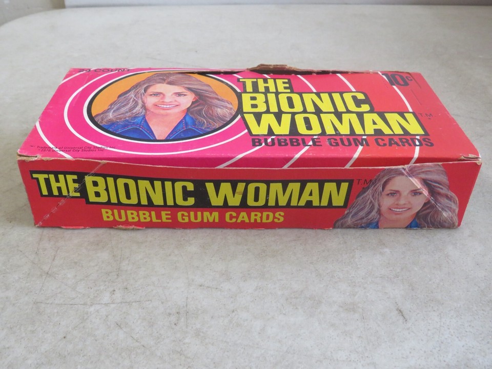 1976 Donruss The Bionic Woman Trading Cards 24 Sealed Packs in Box | eBay