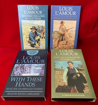 Louis L’Amour Lot of 4 Audiobooks on Cassettes (Random House Audio) | eBay